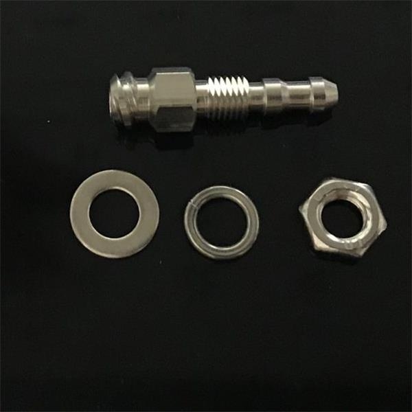 Ozone Inlet/Outlet connector 316 stainless steel Straight Tubing ...